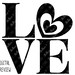 LOVE Vinyl Decal LOVE Sticker Stacked Love Vinyl Decal Stacked Love ...