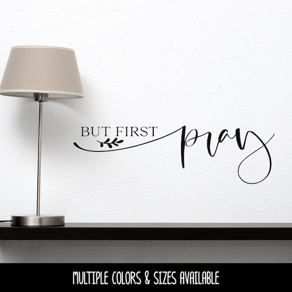 Pray First - Etsy