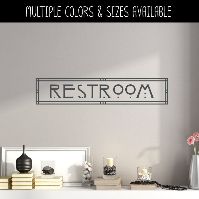Restrooms Signs - Etsy