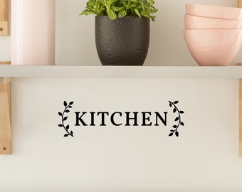 Kitchen Wall Decal | Etsy