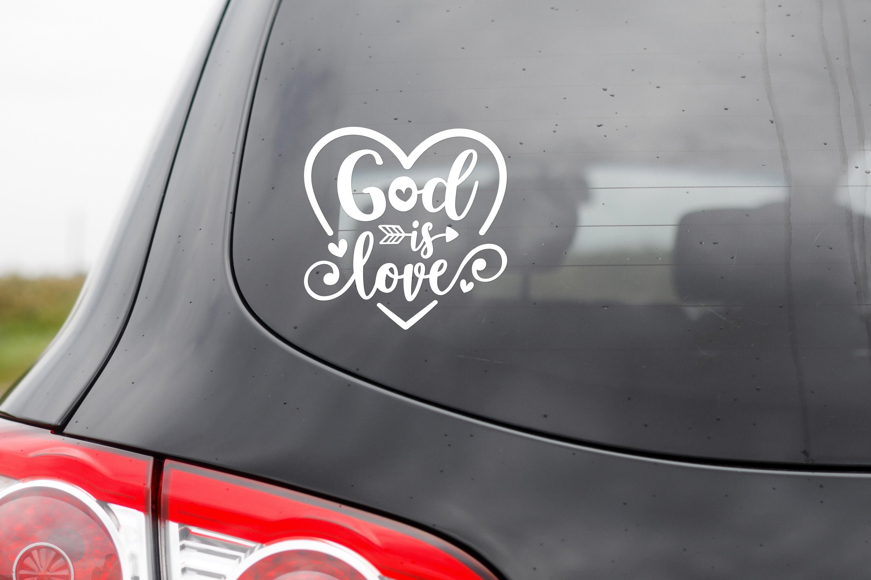 God is Love Heart Vinyl Decal God is Love Heart Sticker - Etsy Italia
