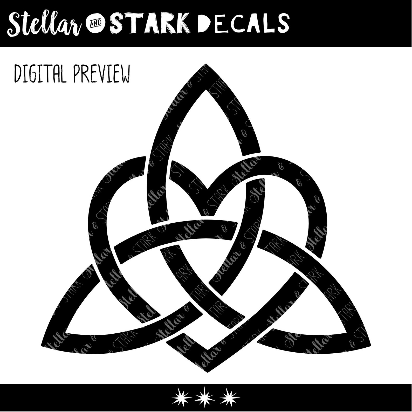 Holy Trinity Heart Vinyl Decal - Father Son Holy Ghost Heart Vinyl ...