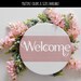 Scrolling Welcome Vinyl Decal Welcome Vinyl Sticker - Etsy