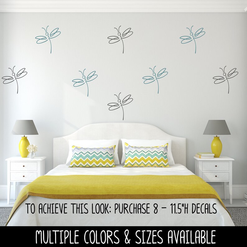 Dragonfly Vinyl Decal - Dragonfly Decal - Dragonfly Car Decal ...