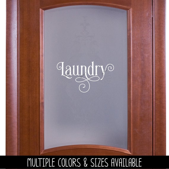 Ornamental Laundry Decal Laundry Sticker Laundry Wall - Etsy
