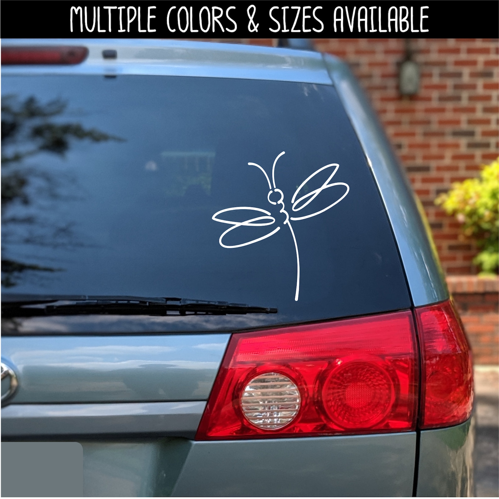 Dragonfly Vinyl Decal Dragonfly Decal Dragonfly Car Decal - Etsy