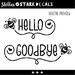 Hello Bumblebee Vinyl Decal Hello Vinyl Sticker Hello Door - Etsy
