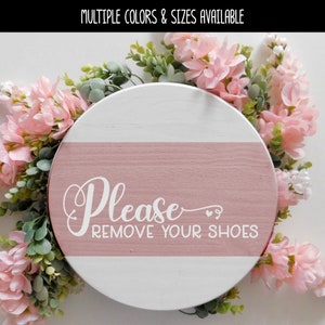 Please Remove Your Shoes Vinyl Decal -remove Your Shoes Vinyl Sticker ...