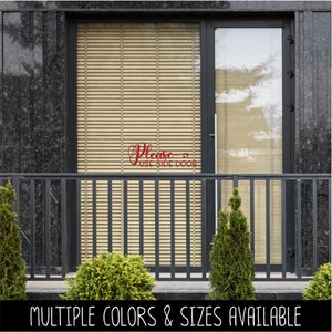 Please Use Side Door Vinyl Decal -use Side Door Vinyl Sticker -use Side ...