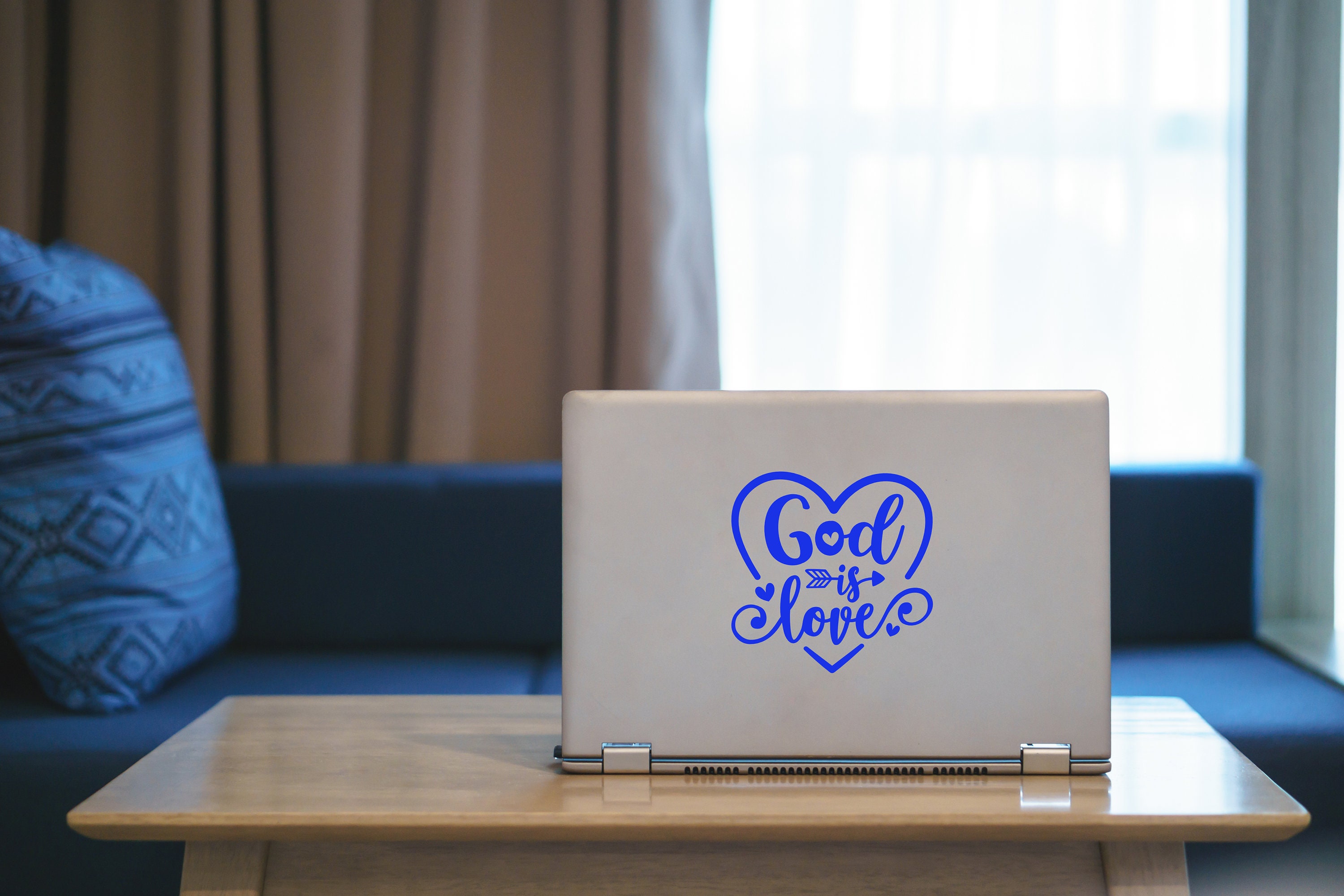 God is Love Heart Vinyl Decal - God is Love Heart Sticker - God is Love ...