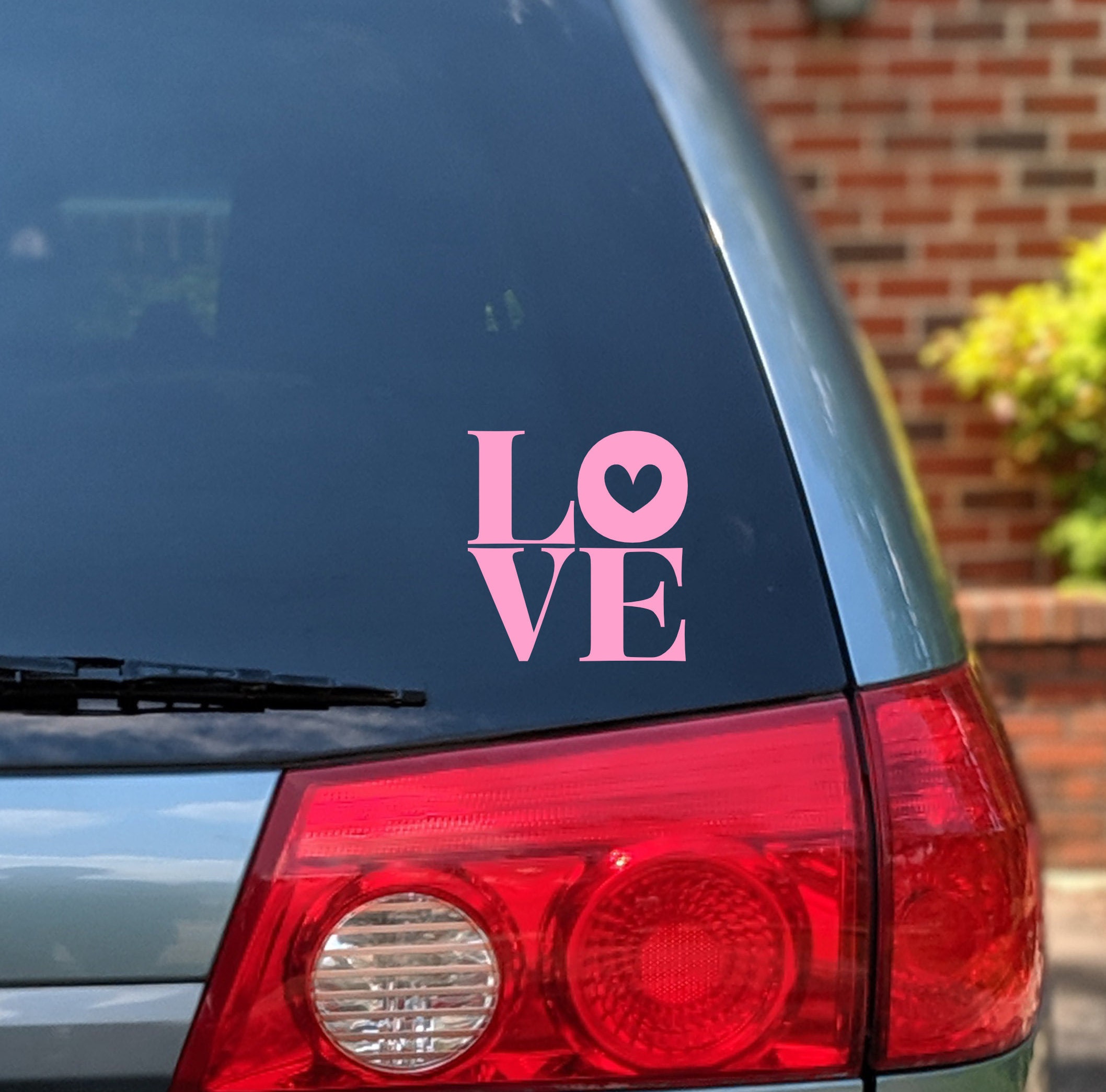 LOVE Vinyl Decal LOVE Sticker Stacked Love Vinyl Decal - Etsy
