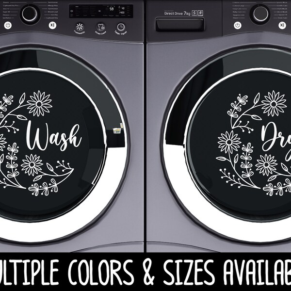 Washer Decal - Etsy