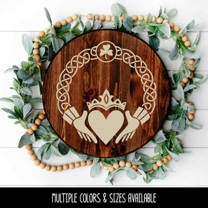 Claddagh Ring Friendship Loyalty Love Vinyl Decal - Claddagh Sticker ...