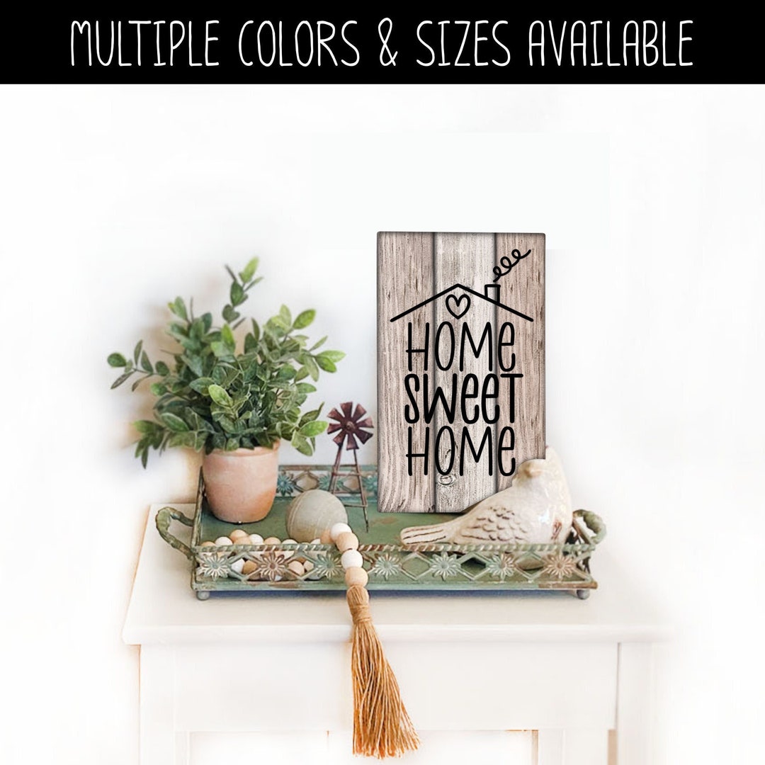 Home Sweet Home Vinyl Decal Home Sweet Home Sticker Home Sweet Home ...