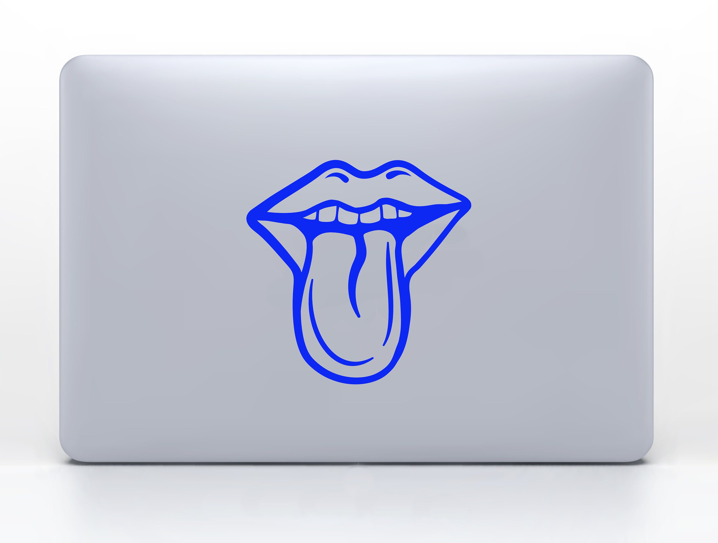 Funny Mouth Sticking Tongue Out Vinyl Decal - Mouth Sticking Out Tongue ...