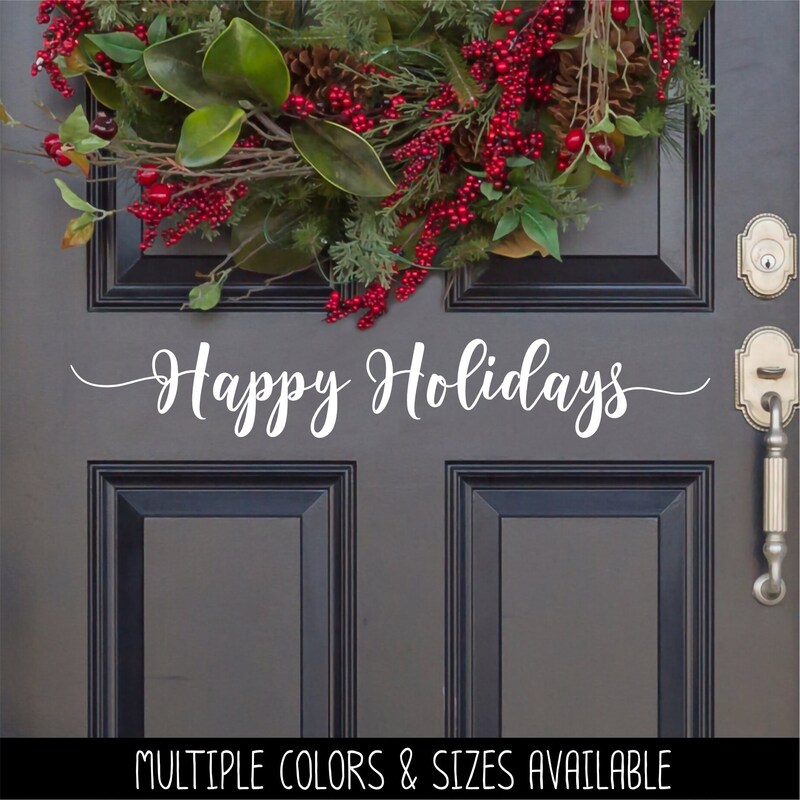 Holiday Decals - Etsy