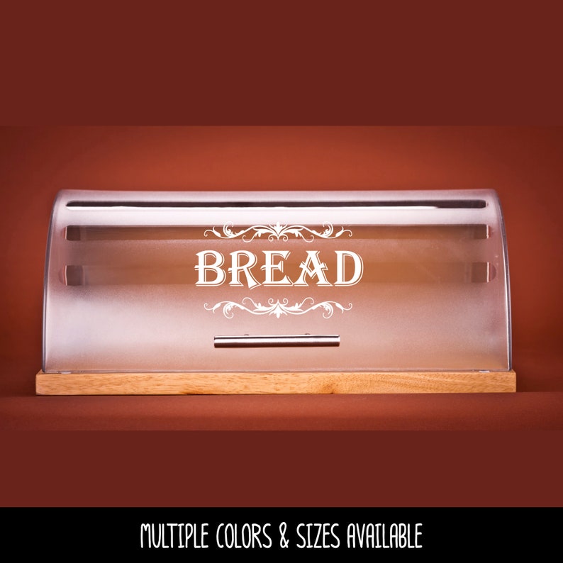 Bread With Scroll Decal - Bread With Scroll Sticker - Kitchen Decal ...