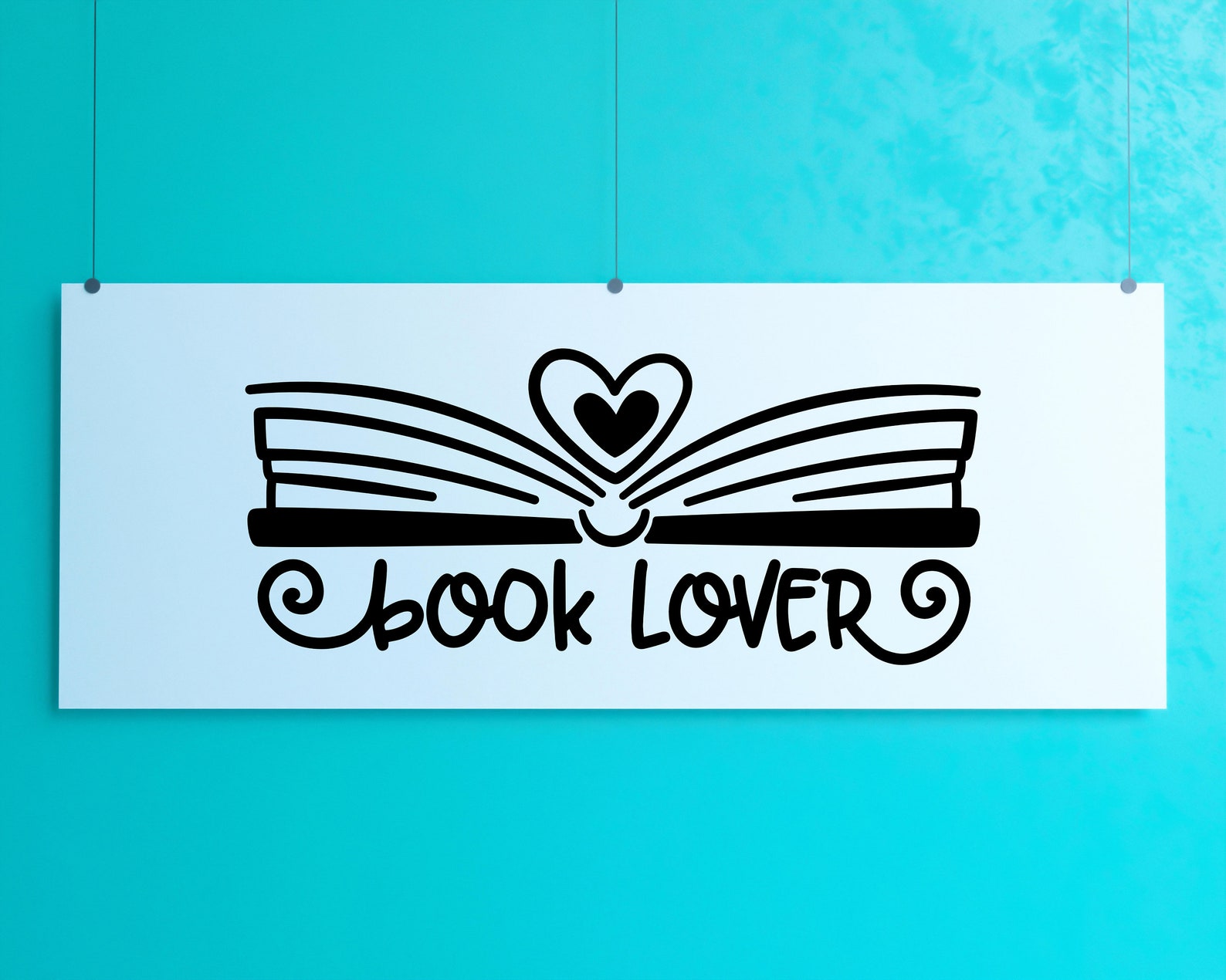 Book Lover Vinyl Decal I Heart Books Vinyl Decal I Love | Etsy