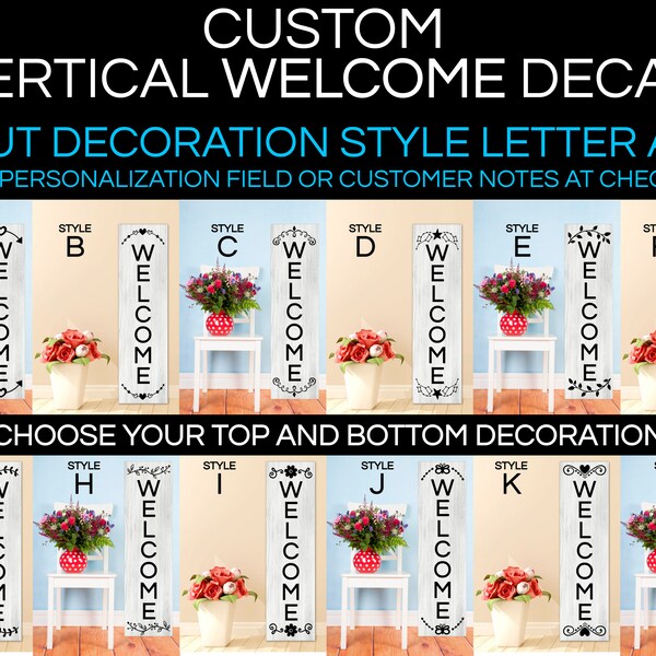 Vertical Custom Sticker - Etsy