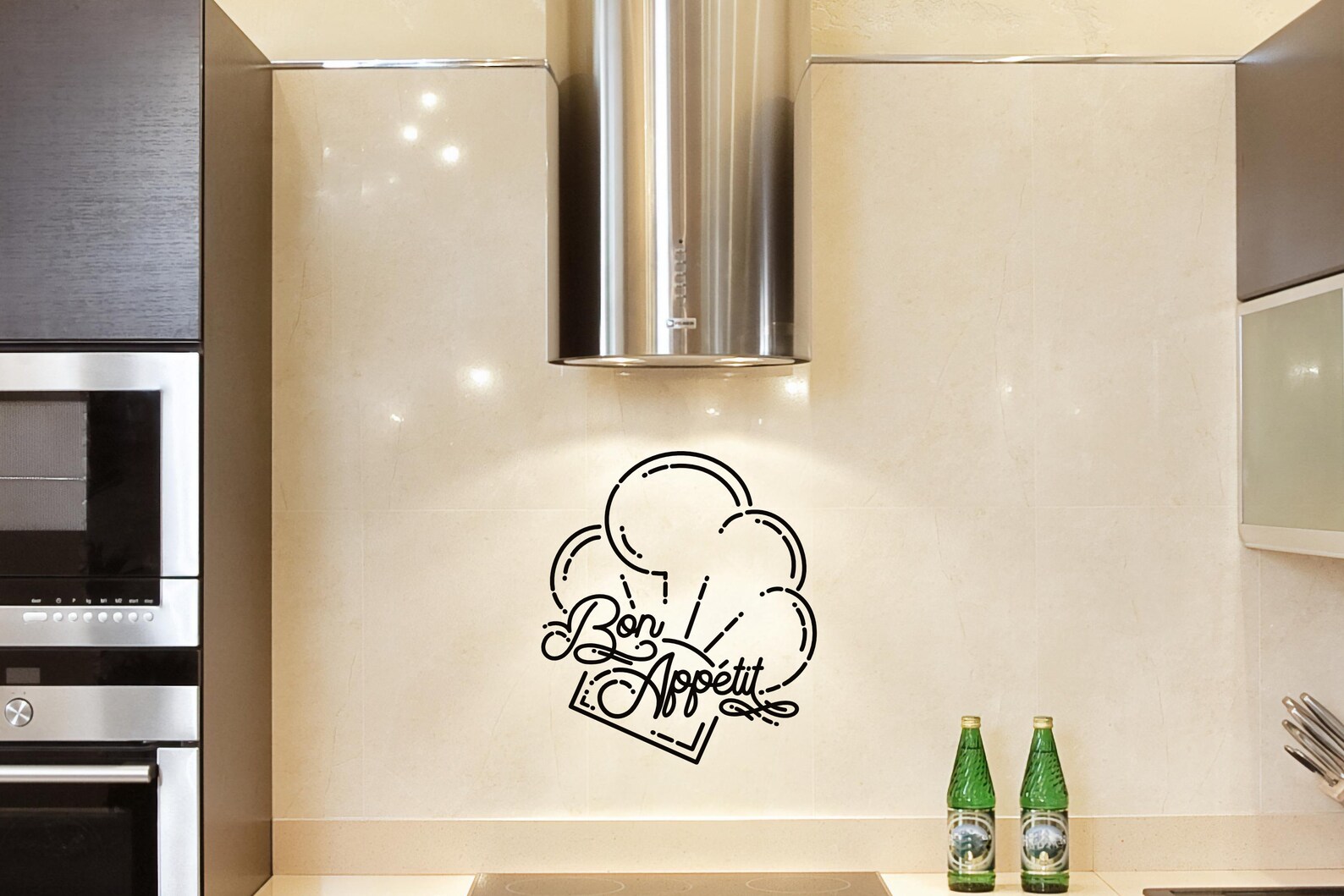 Bon Appetit Chef Hat Decal - Bon Appetit Chef Hat Sticker - Kitchen ...
