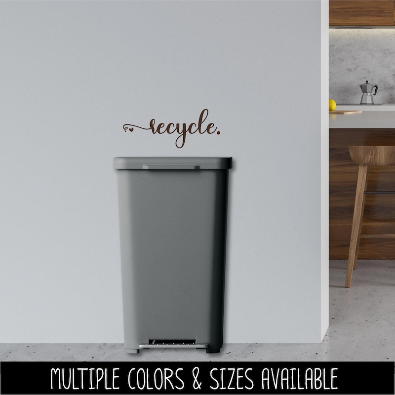 Recycling Signs for Bins - Etsy