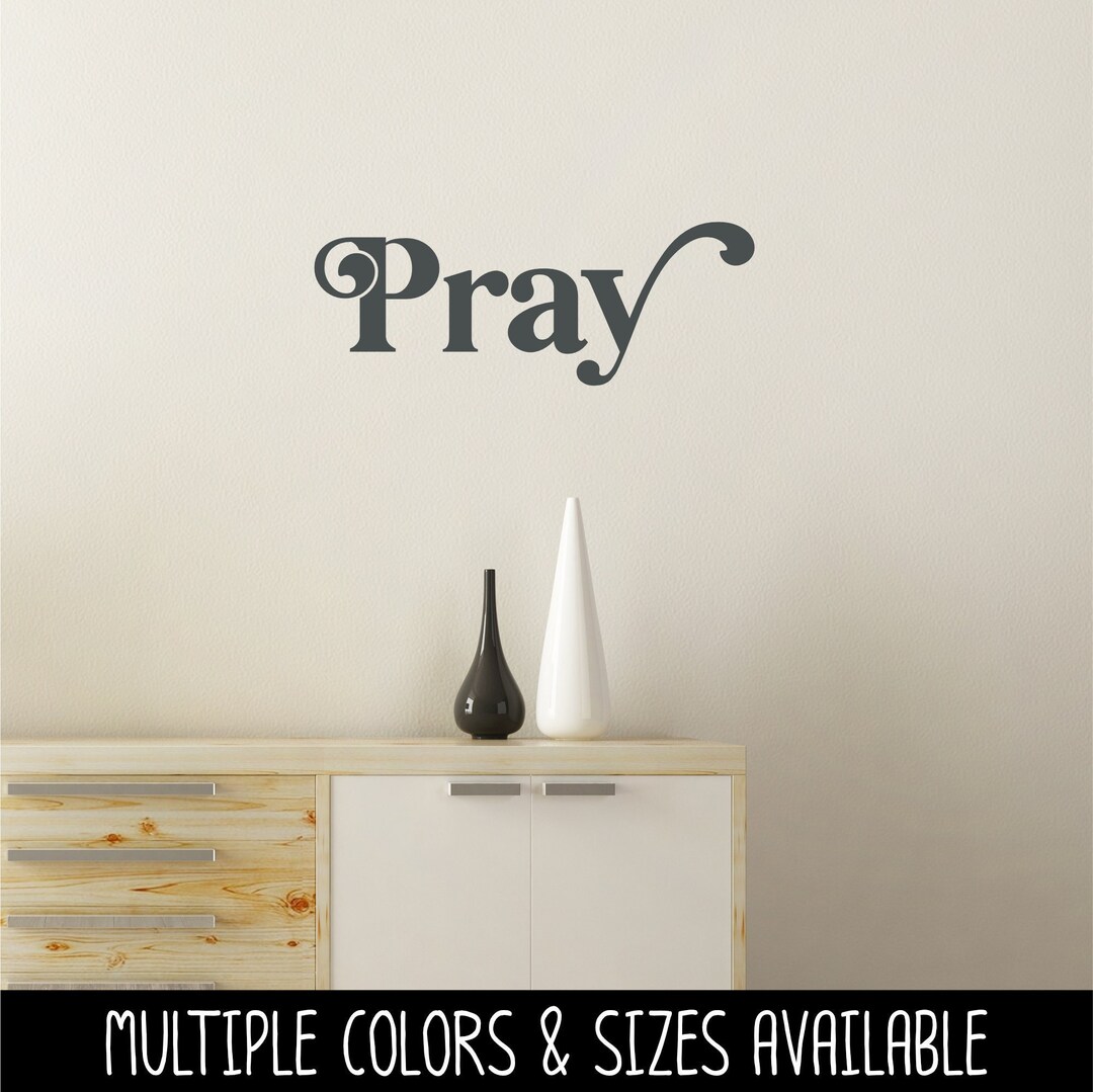 Chunky Pray Vinyl Decal - Chunky Pray Sticker - Jesus Vinyl Decal ...