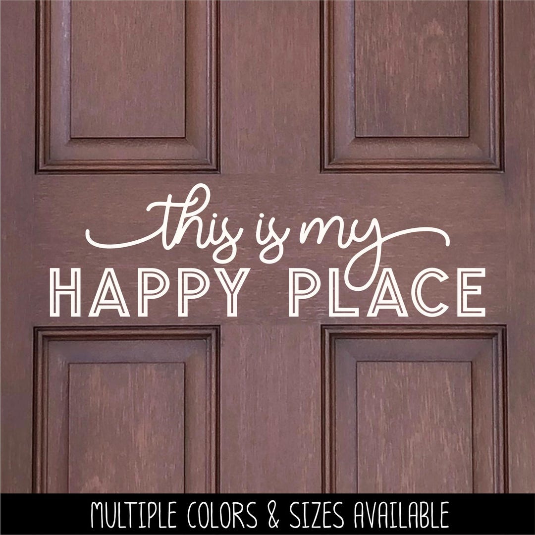 This is My Happy Place Decal, This is My Happy Place Sticker, This is ...