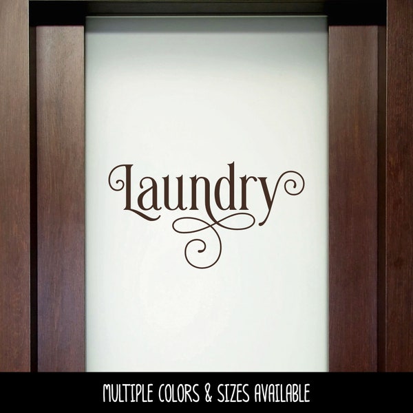 Laundry Sticker - Etsy