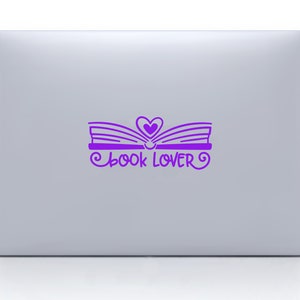 Book Lover Vinyl Decal - I Heart Books Vinyl Decal - I Love Books Vinyl ...