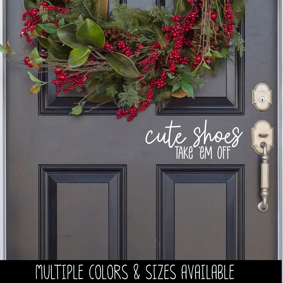 Cute Shoes Take 'em off Vinyl Decal - Cute Shoes Take 'em off Sticker ...