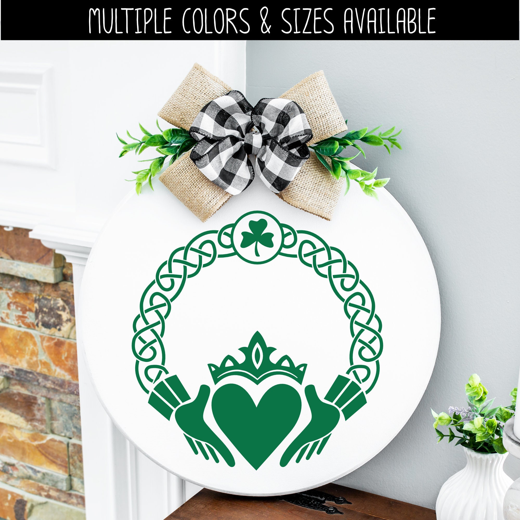 Claddagh Ring Friendship Loyalty Love Vinyl Decal - Claddagh Sticker ...