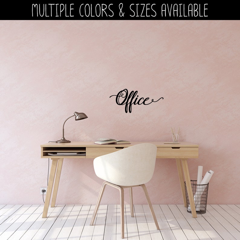Office Vinyl Decal - Office Sticker - Office Decal - Office Wall Decal ...
