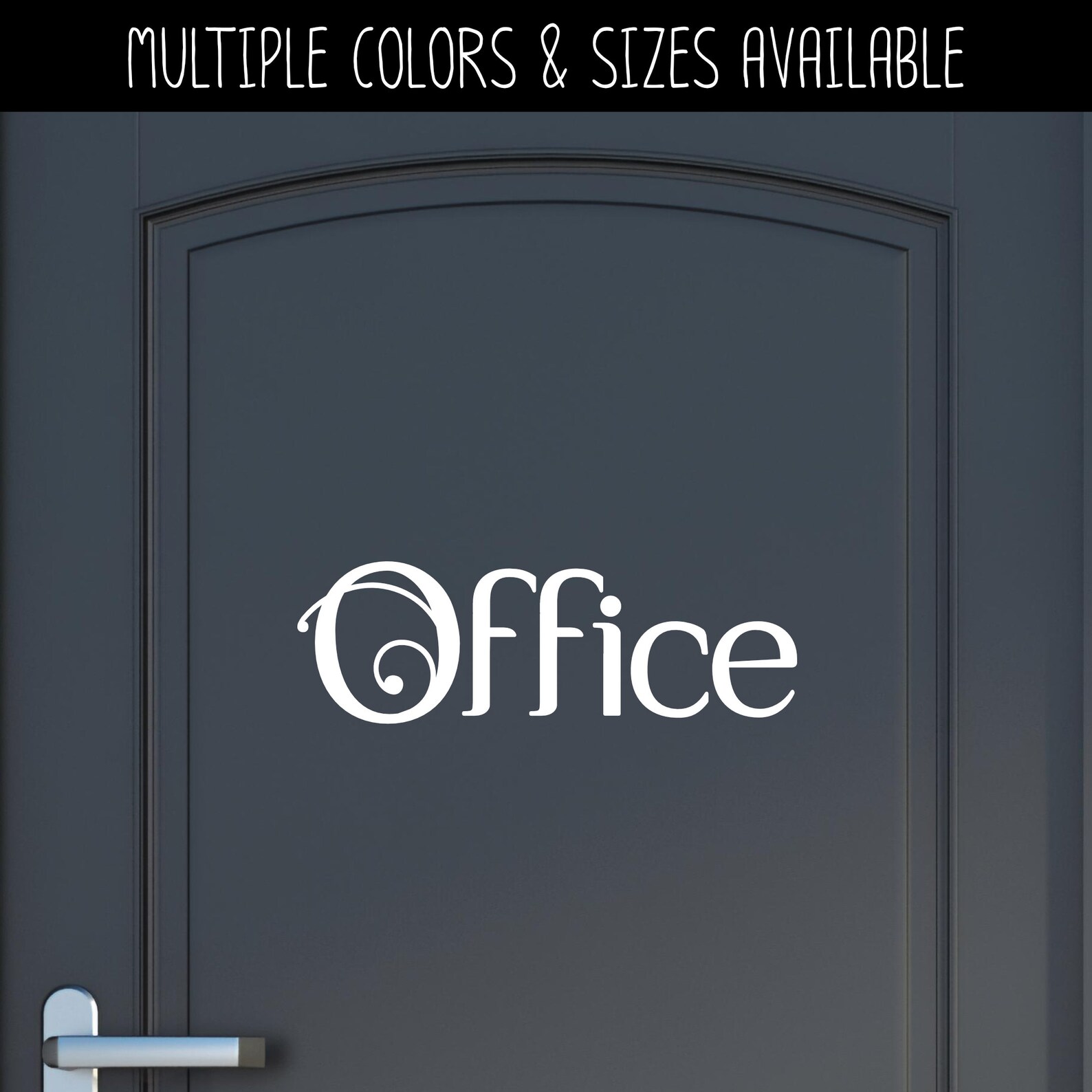 Scrolling Office Vinyl Decal - Office Sticker - Office Decal - Office ...