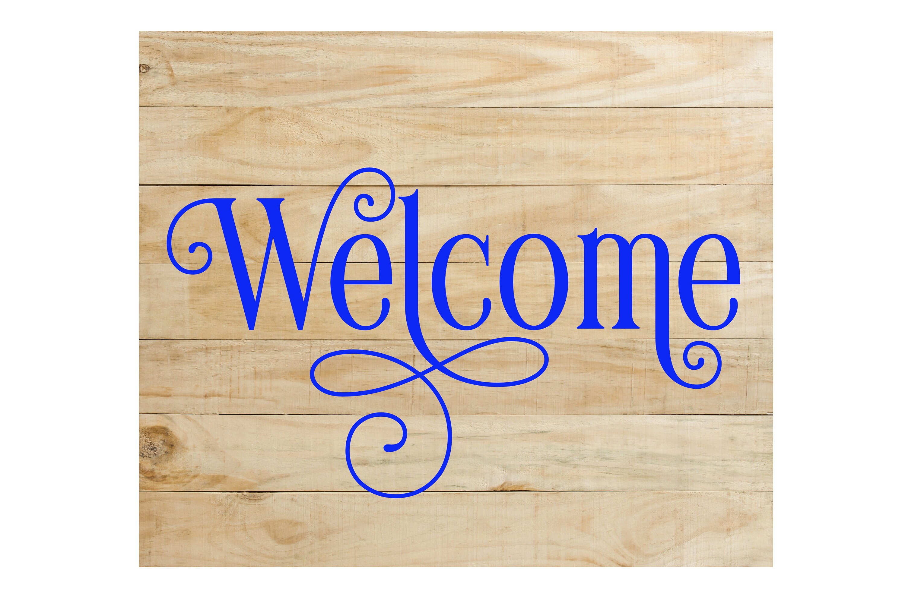 Ornamental Welcome Vinyl Decal Welcome Vinyl Sticker | Etsy