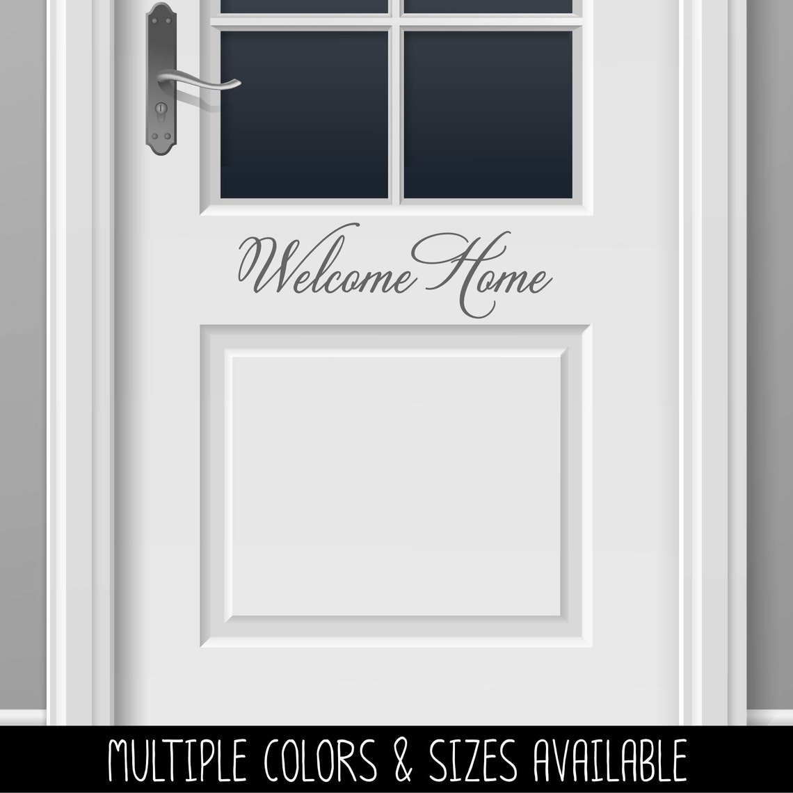 Welcome Home Vinyl Decal Welcome Home Sticker Welcome Home - Etsy