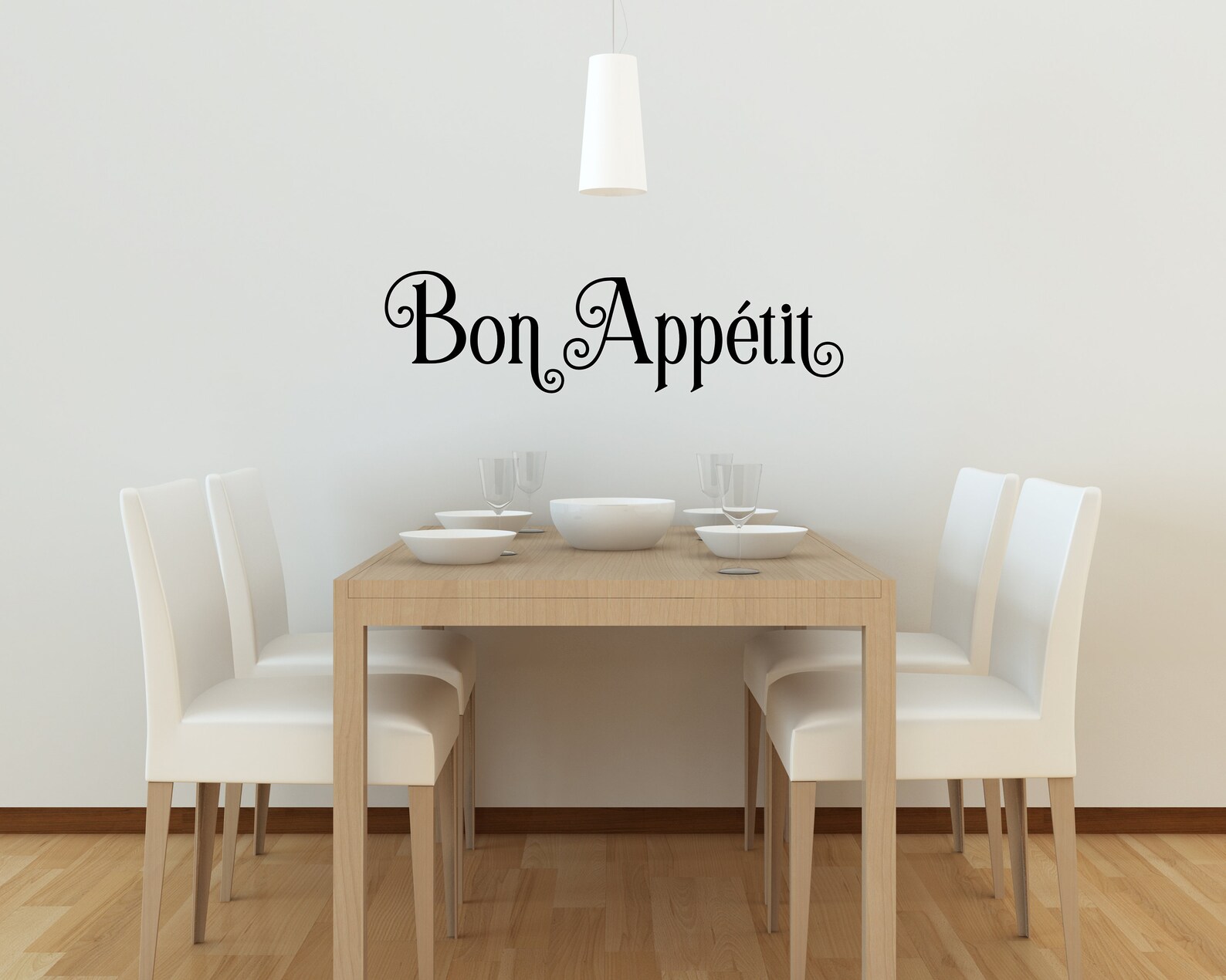 Ornamental Bon Appetit Decal Bon Appetit Sticker Kitchen - Etsy