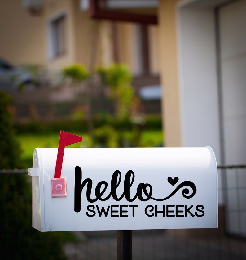 Hello Sweet Cheeks Vinyl Decal - Hello Sweet Cheeks Sticker - Hello ...