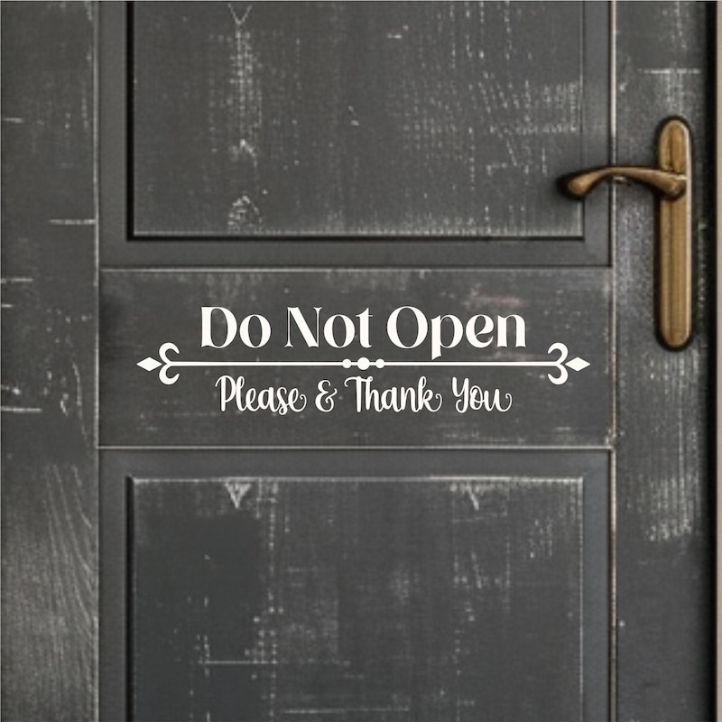Do Not Open Windows Sign - Etsy