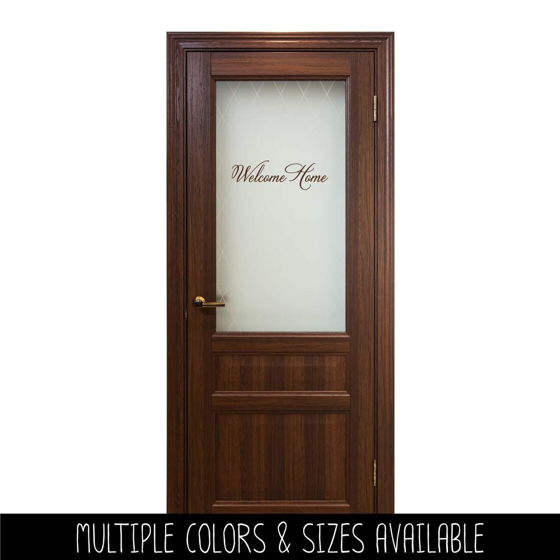 Welcome Home Vinyl Decal - Welcome Home Sticker - Welcome Home Door ...