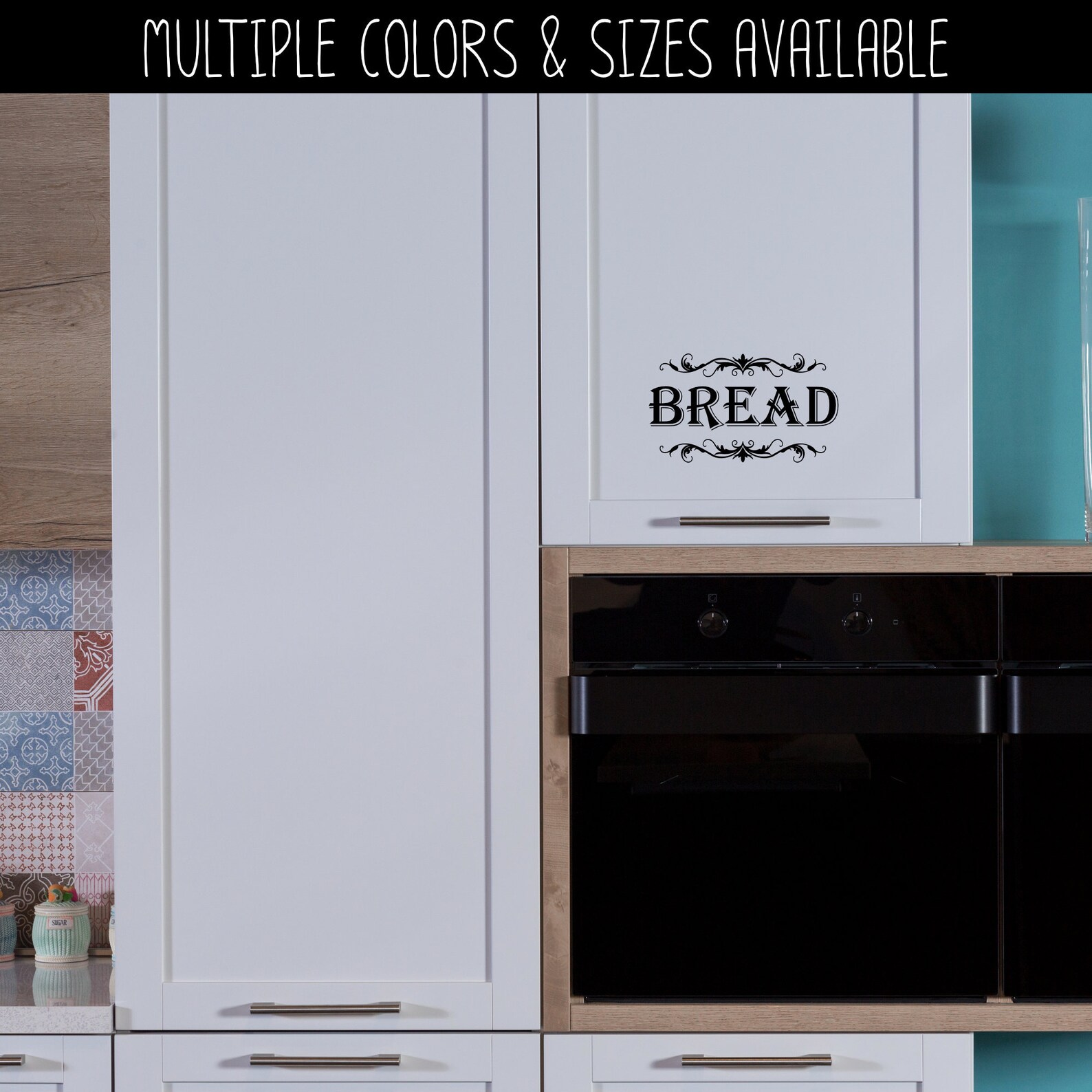 Bread With Scroll Decal - Bread With Scroll Sticker - Kitchen Decal ...