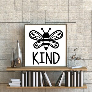 Bee Kind Vinyl Decal -be Kind Vinyl Decal -bee Vinyl Decal - Bee Kind ...