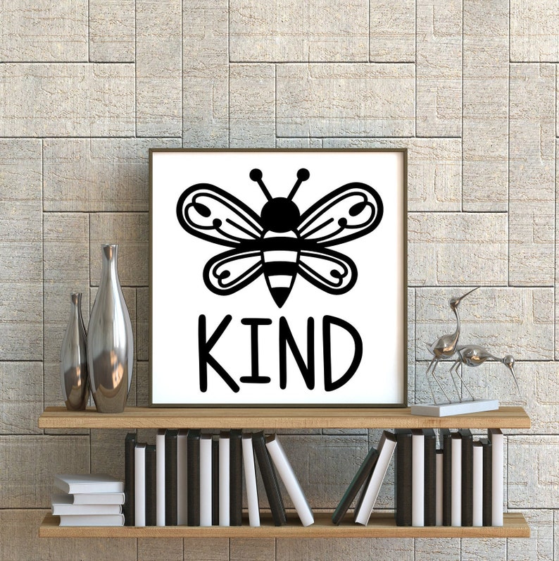 Bee Kind Vinyl Decal -be Kind Vinyl Decal -bee Vinyl Decal - Bee Kind ...