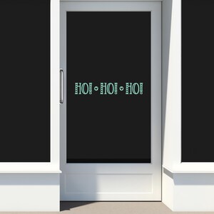Striped Ho Ho Ho Christmas Heart Vinyl Decal - Ho Ho Ho Vinyl Sticker ...