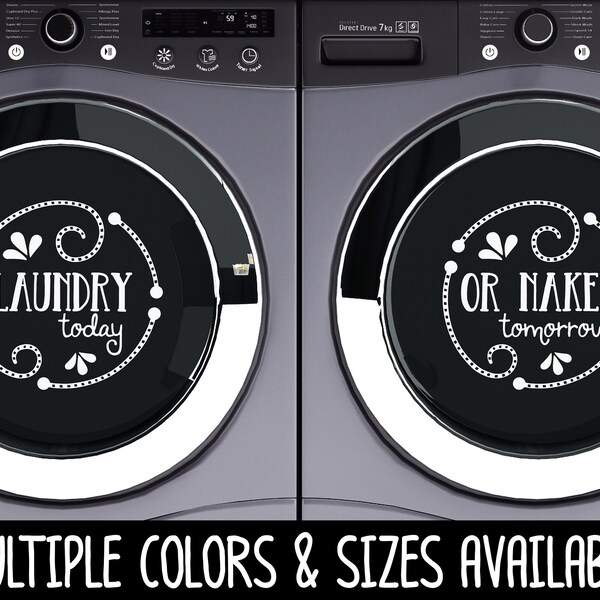Washer Decal - Etsy