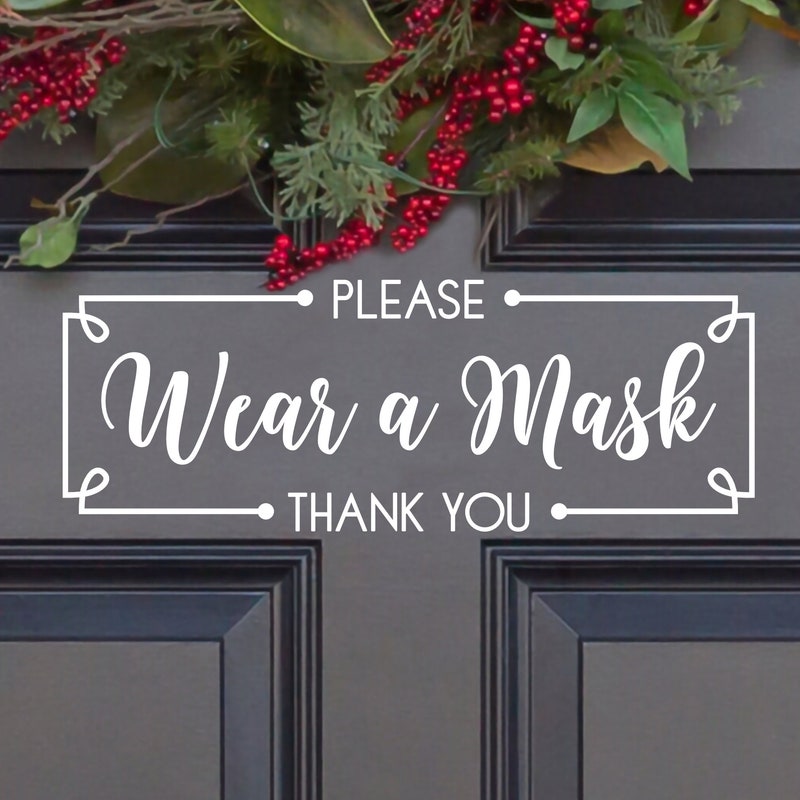 Please Wear a Mask - Etsy