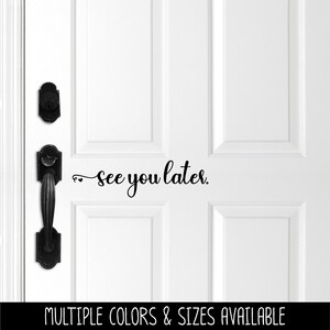 Cursive See You Later Heart Decal - See You Later Sticker - See You ...