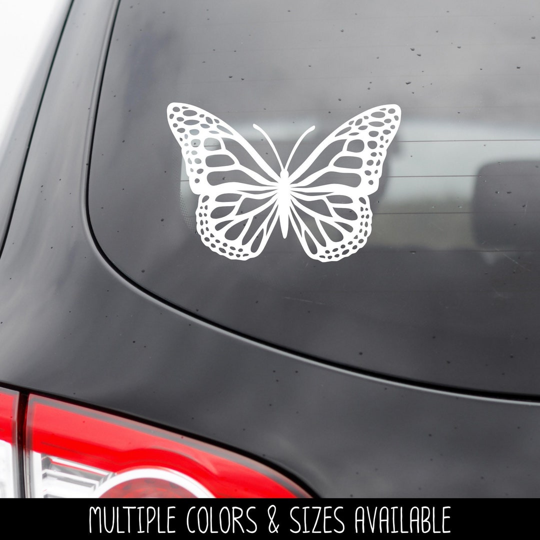 Monarch Butterfly Vinyl Decal - Monarch Butterfly Decal - Butterfly Car ...