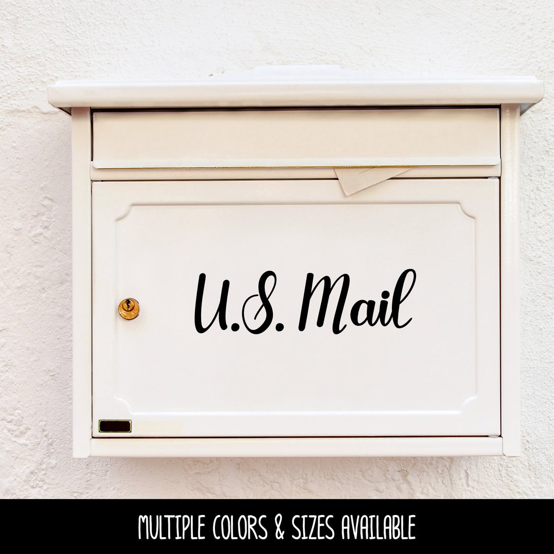 U.S. Mail Decal - U.S. Mail Sticker - U.S. Mail Sign - U.S. Mail ...