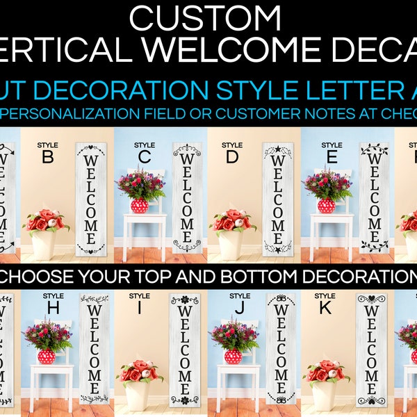 Welcome Decal - Etsy