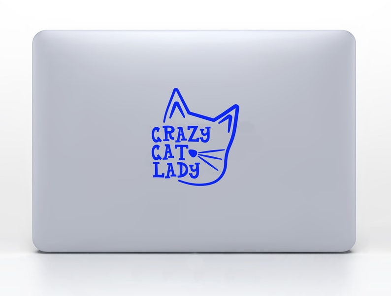 Crazy Cat Lady Vinyl Decal Cat Decal Crazy Cat Lady Car | Etsy